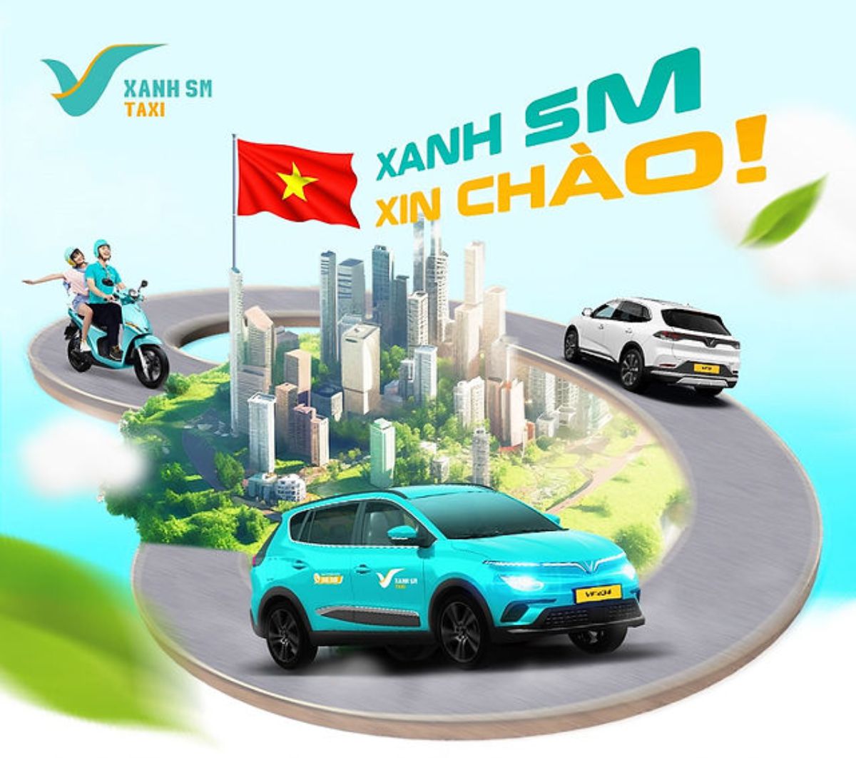In Card Visit Xanh SM Taxi - Xe Điện Vinfast (#1 Download Logo Xanh SM ...